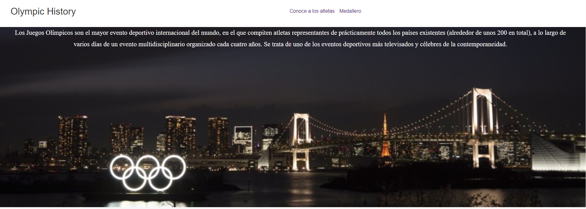 Data Lovers - Olympic History | LIM012-data-lovers